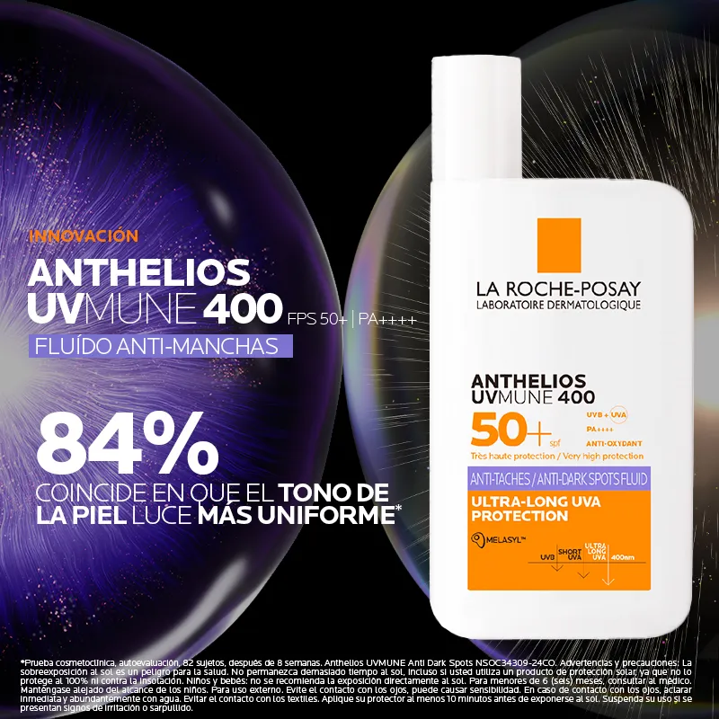 Protector Solar Anti-manchas La Roche Posay Anthelios UVMUNE 400 SPF50 ...