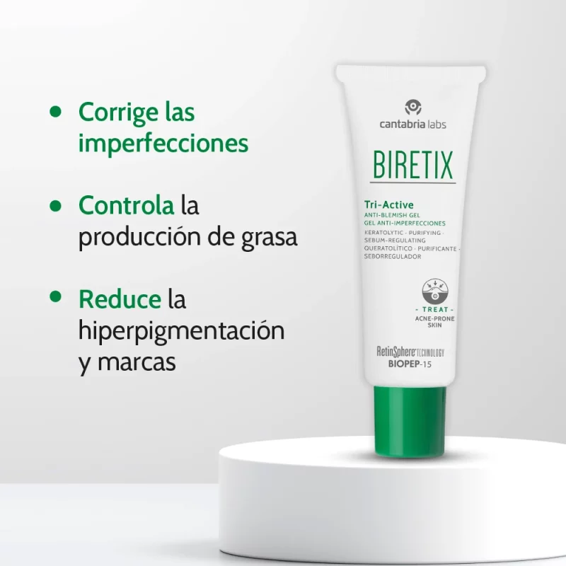 BIRETIX Tri-Active Gel 50 ml - Vitapoint Perú